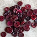 Wine Red Buttons, 50 Small Assorted Round Sewing Crafting Bulk Buttons ...