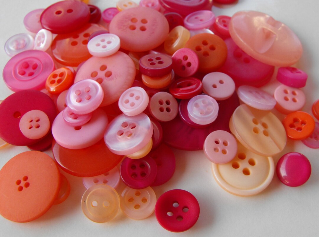 Rose Garden Buttons 50 Small Assorted Round Sewing Crafting - Etsy