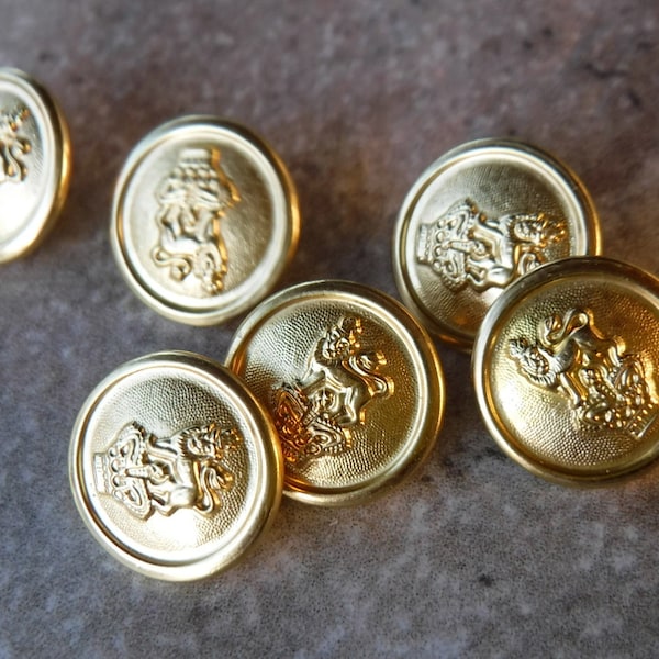 Lion Crown Buttons - Etsy