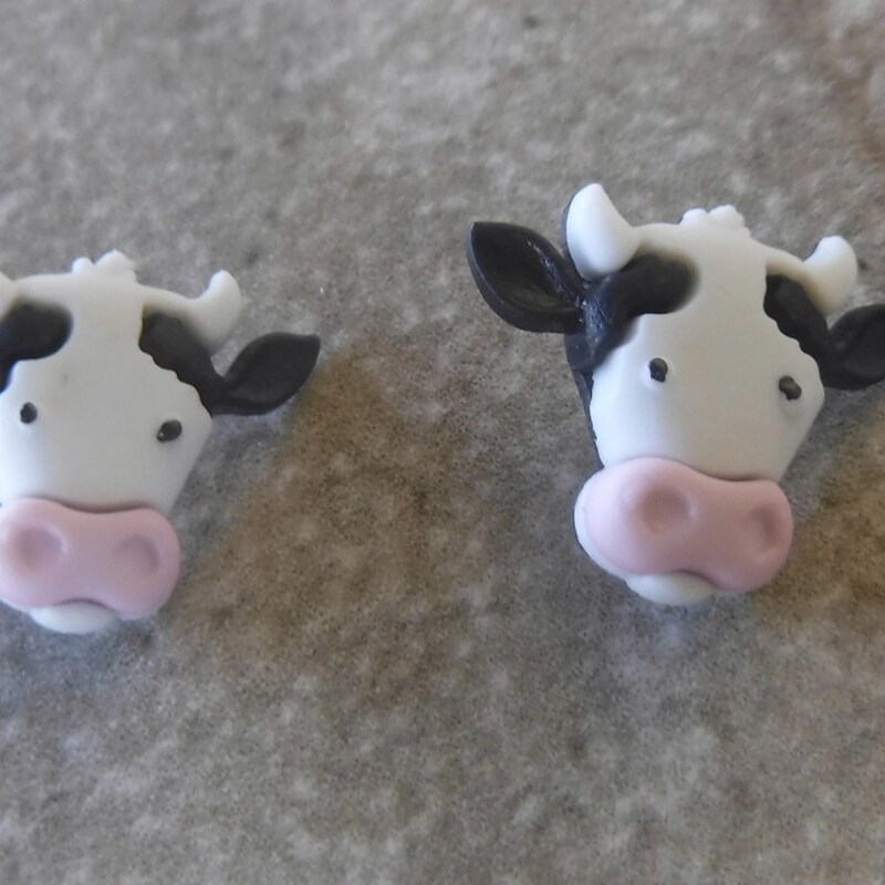 Cow Buttons - Etsy