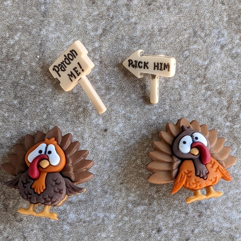 Thanksgiving Buttons - Etsy