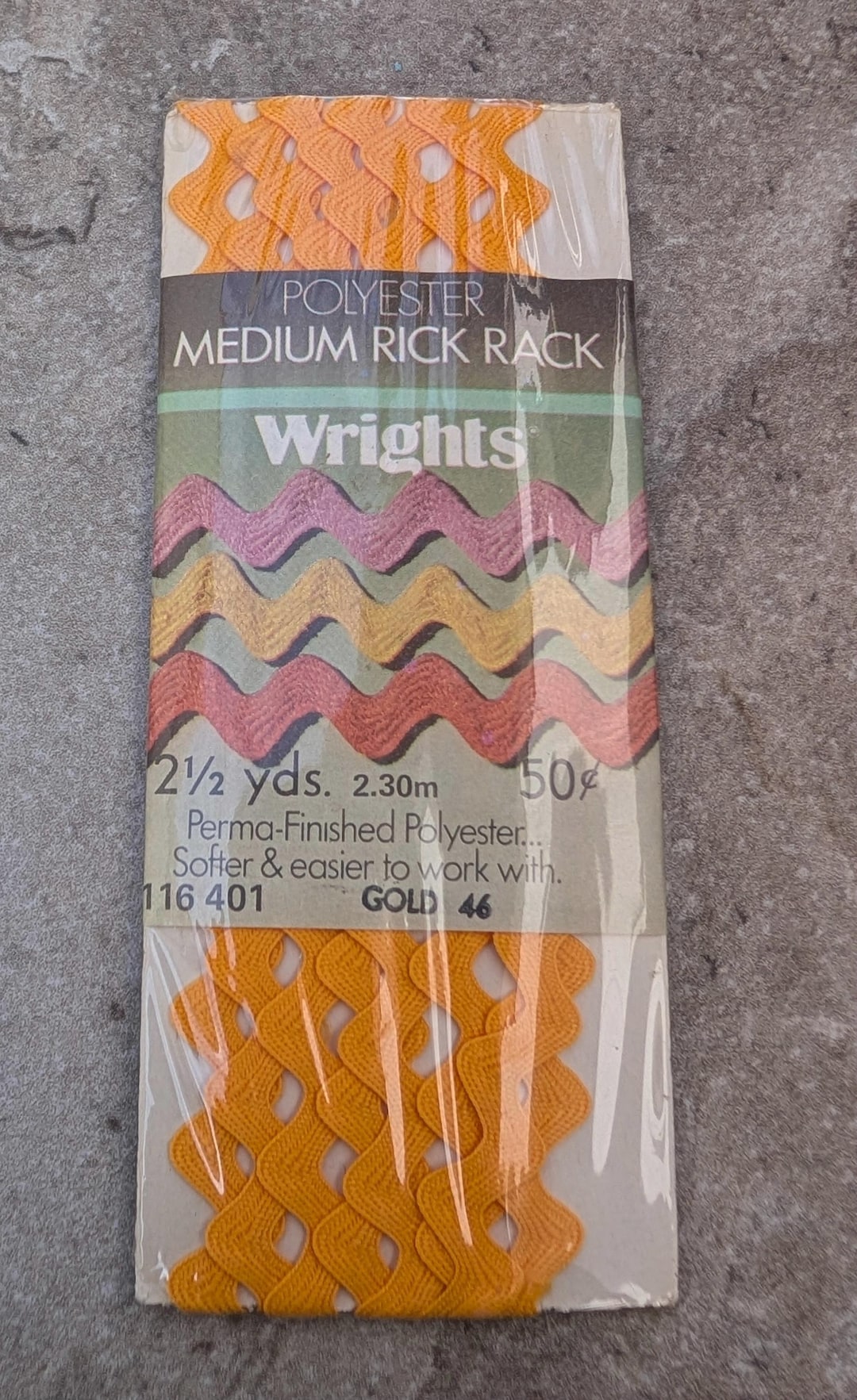 Wrights Medium Rick Rack Gold - Etsy