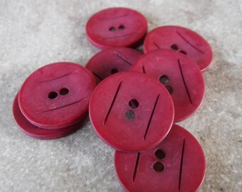 Burgundy Buttons | Etsy