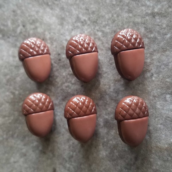 Acorn Buttons - Etsy
