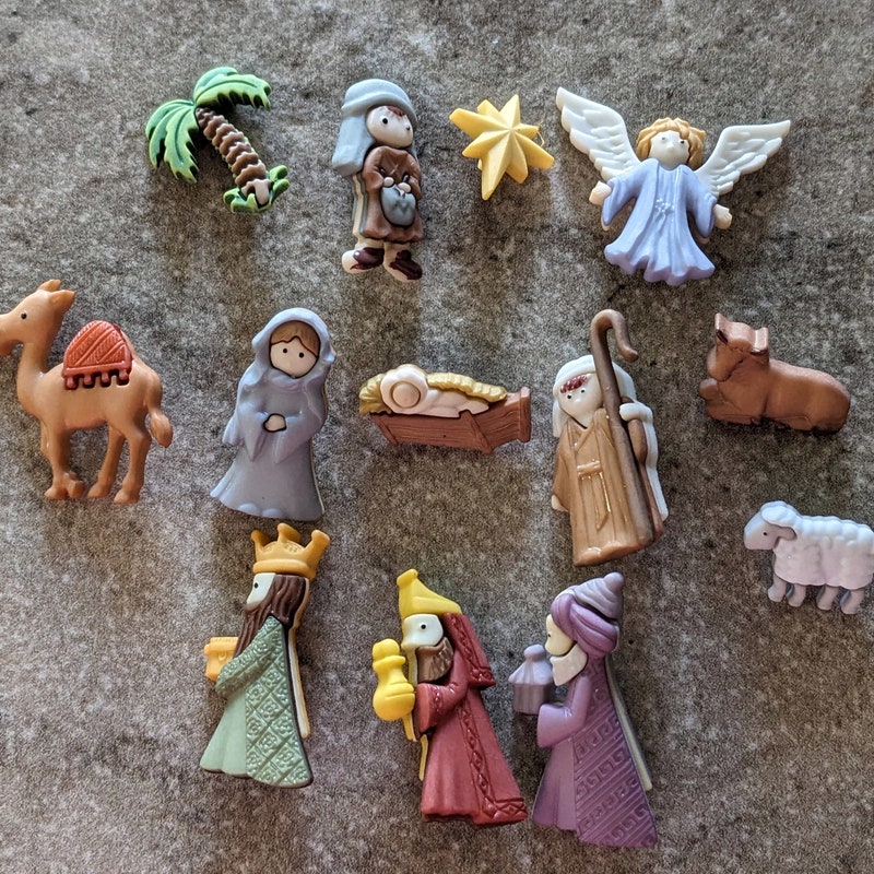 Nativity in Purple - Etsy