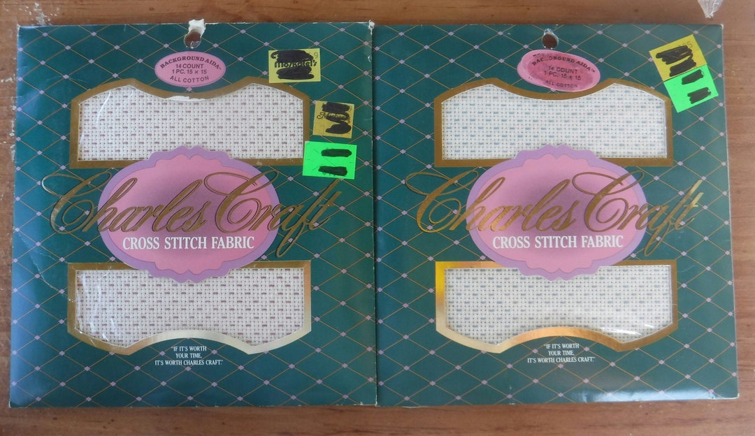 Cross Stitch Fabric - Charles Craft - Flamingo Mills - Etsy
