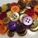 Autumn Buttons, 50 Small Assorted Round Sewing Crafting Bulk Buttons - Etsy