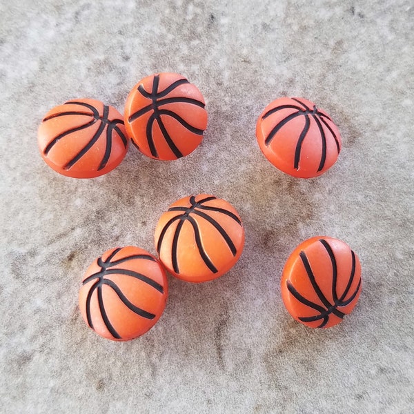 Basketball Buttons - Etsy