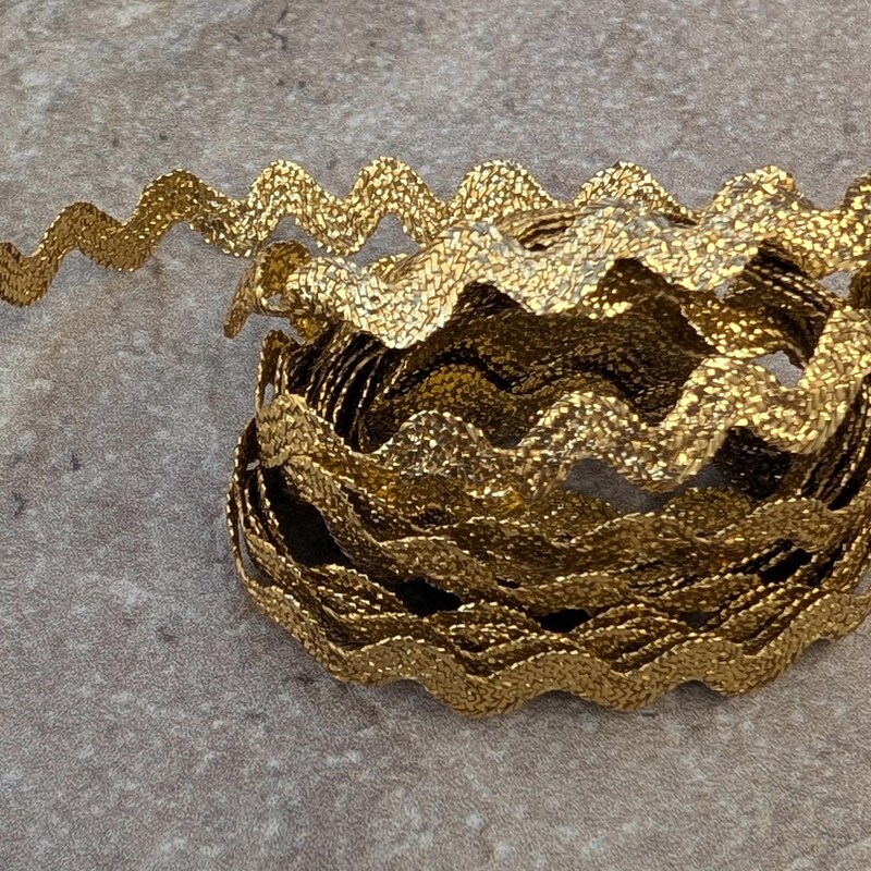 Gold Rick Rack - Etsy