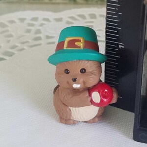 Beaver Hallmark Merry Miniature Thanksgiving 1994 - Etsy