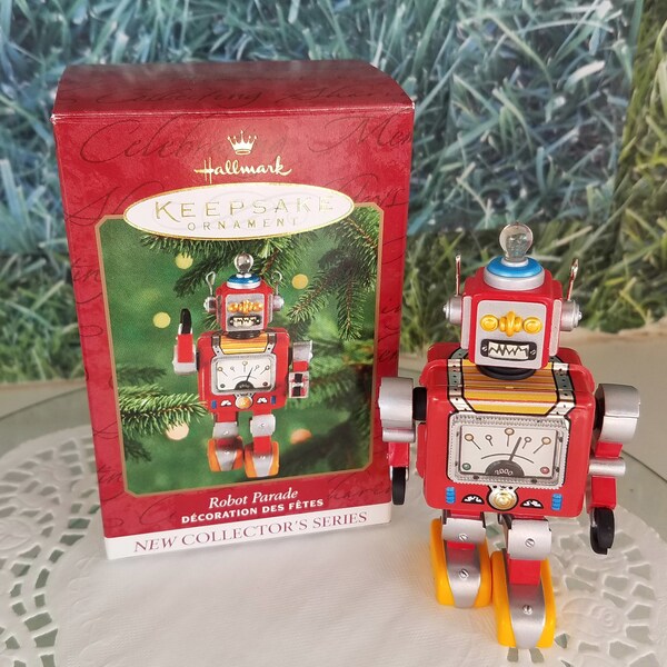 Robot Ornament - Etsy