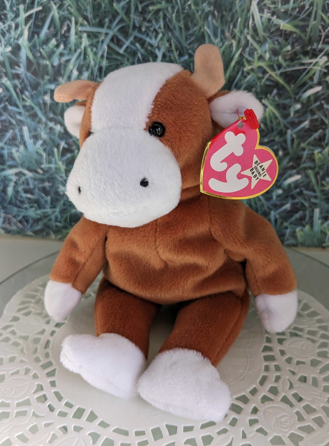 Bessie the Cow Beanie Babies Vintage TY 1995 With Original Tags - Etsy