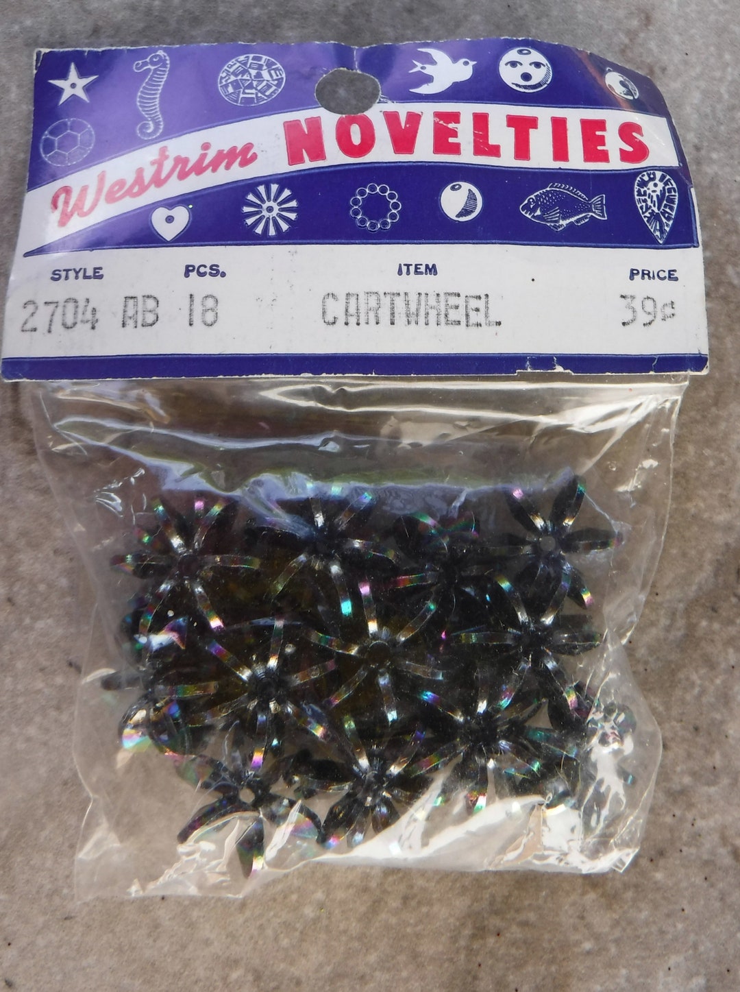 18 Cartwheel Beads - Etsy