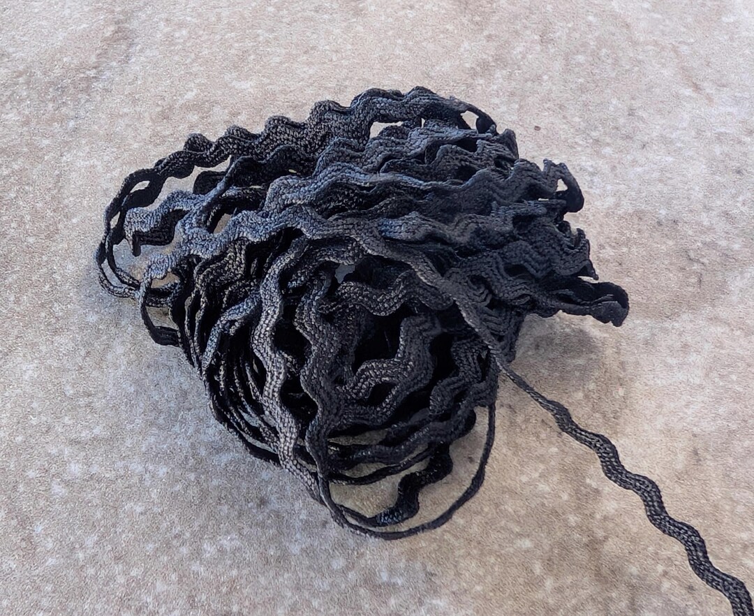Baby Rick Rack Black 3 Yards - Etsy
