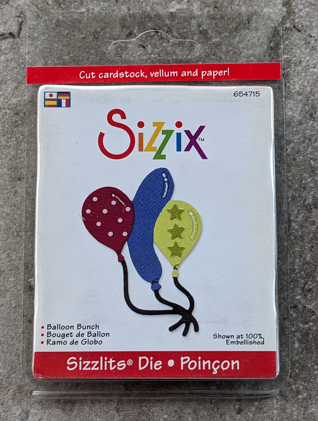 Sizzlits Die Balloon Bunch - Etsy