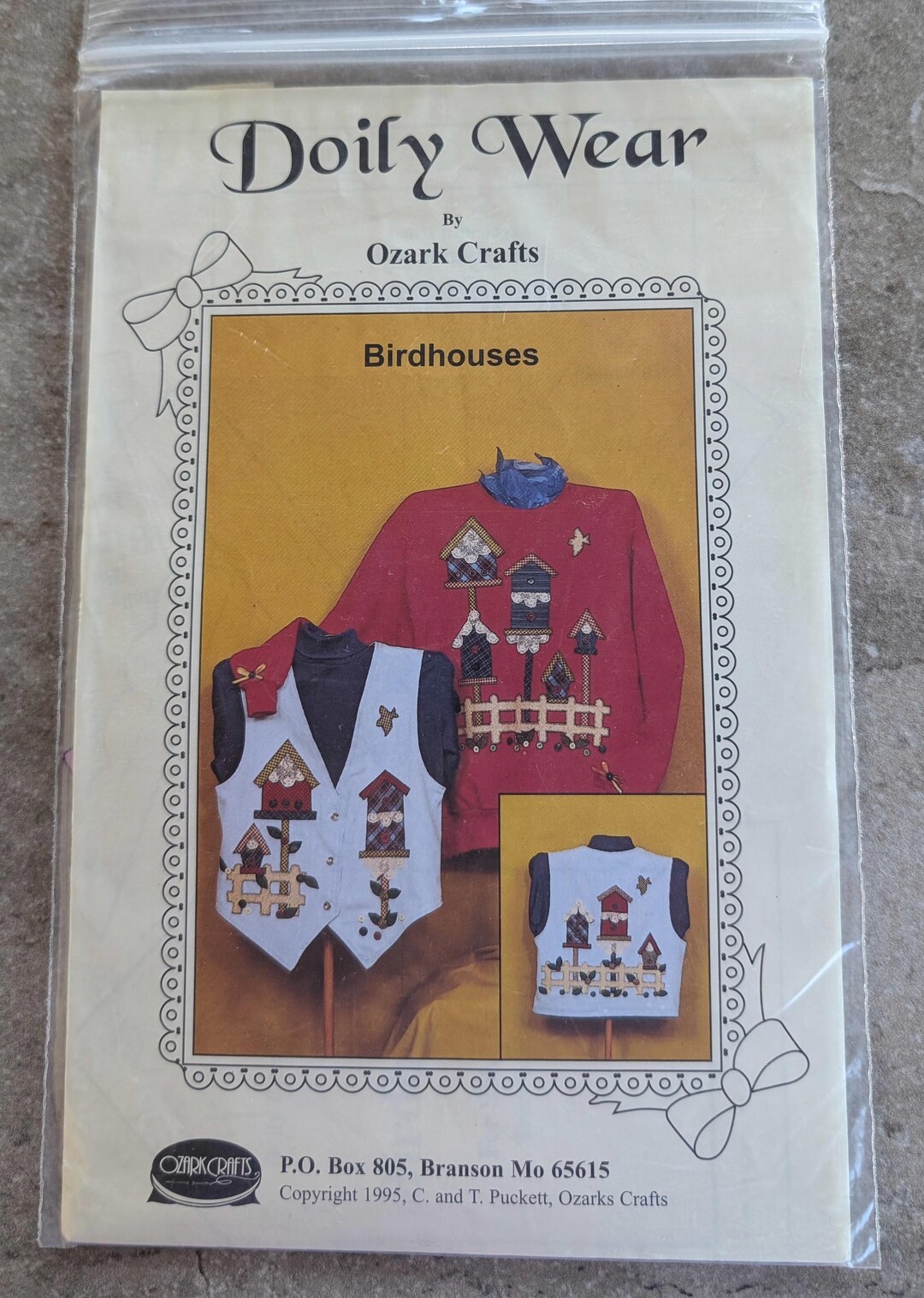 Doily Wear Birdhouses by Ozark Crafts Pattern and Instructions - Etsy
