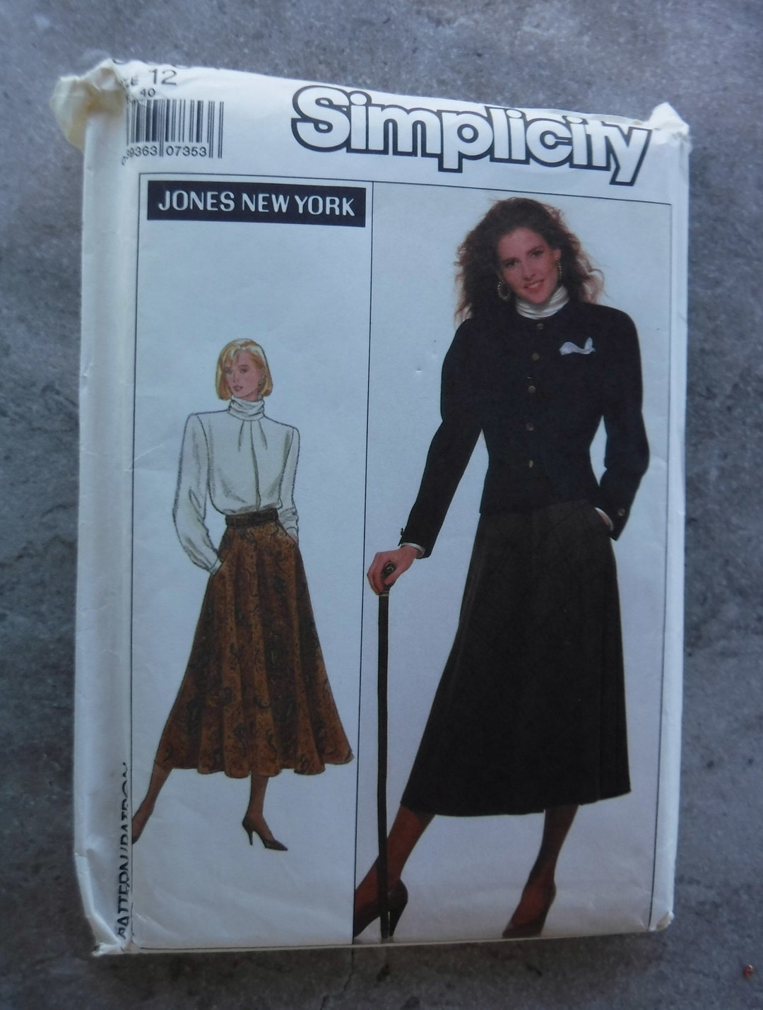 Simplicity Pattern Misses' Blouse, Skirt and Lined Jacket 8854 Pattern ...