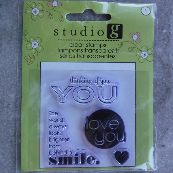 Studio G Clear Stamp - Etsy