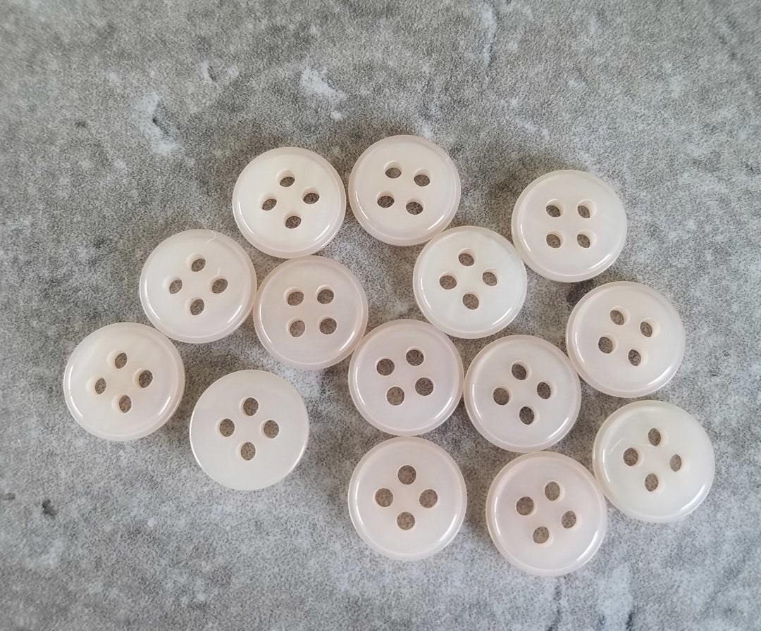 14 Tan Latte Lifted Pop Center Round Buttons Size 3/8" - Etsy