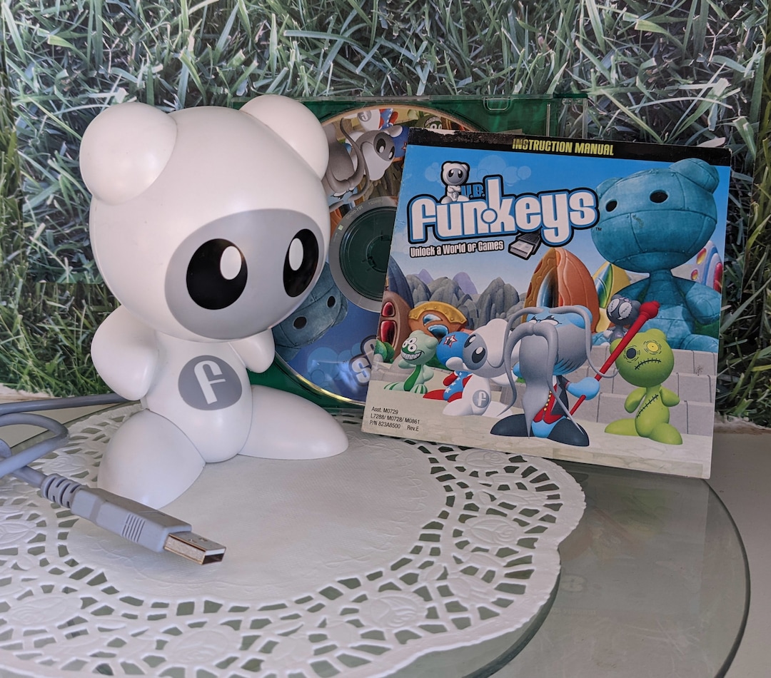 Mattel U.B. Funkeys Base Unit and CD Computer Game Toy 2 - Etsy