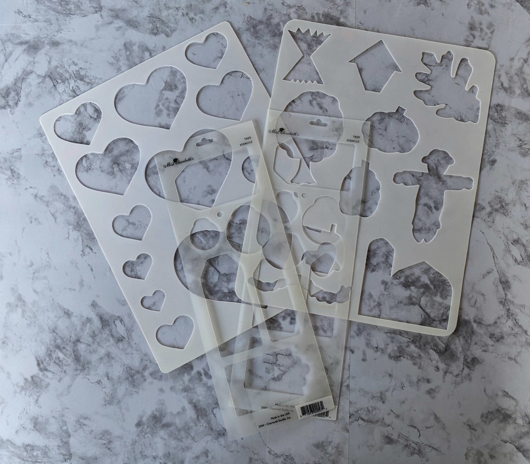 Shaped Templets Stencils Kit #1 - Etsy