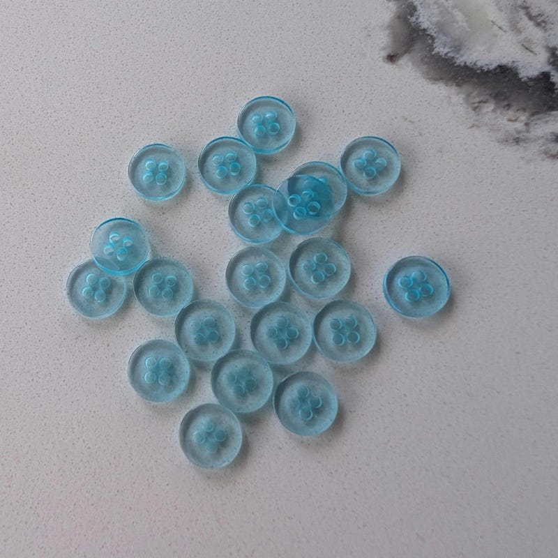 Teal Buttons - Etsy