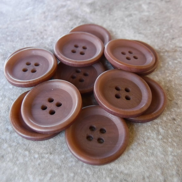 Brown Buttons - Etsy