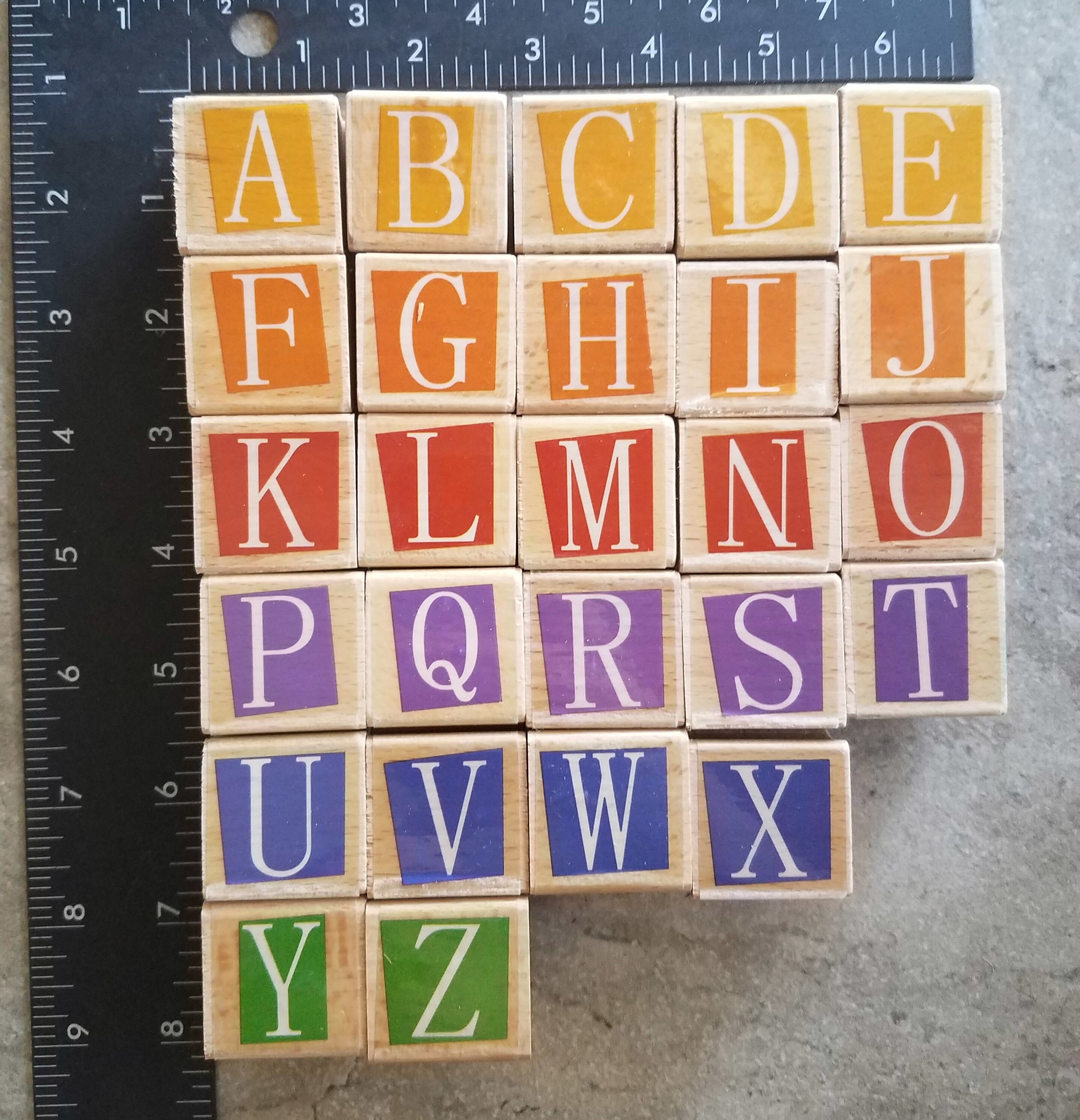Alphabet Stamp Set Knockout Alphabet Set 1 C - Etsy