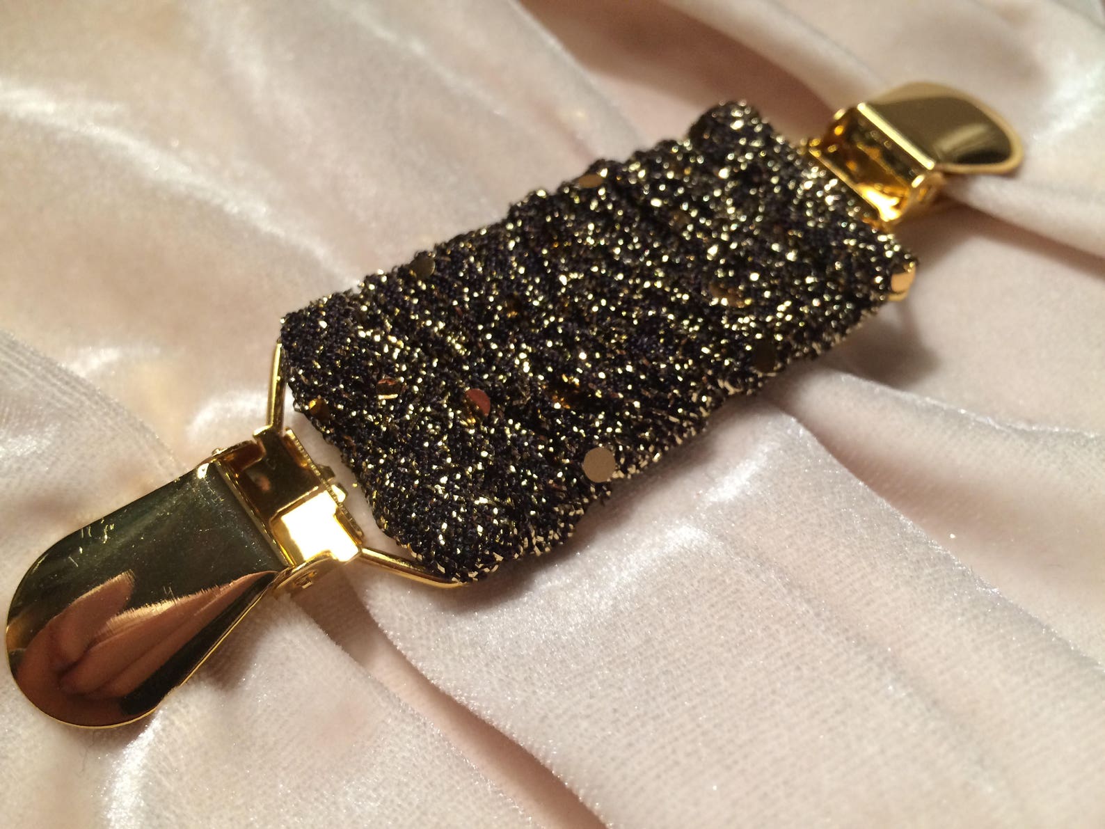 Gold Sparkle Cinch Clip. Clothing Cinch Clip Sweater Clip - Etsy