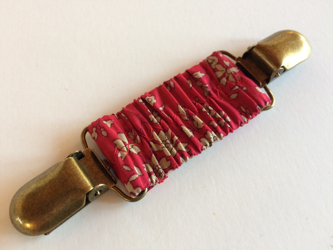 Red Liberty of London Red Floral Cinch Clip. Clothing, Sweater, Dress ...