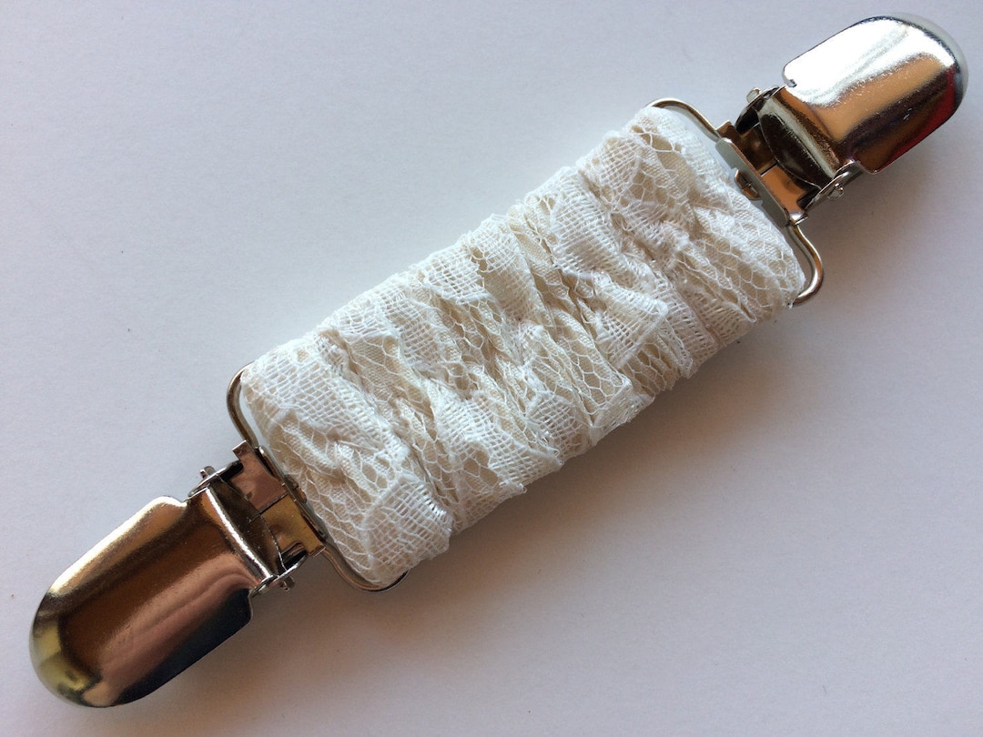 Ivory Lace Cinch Clip: Garment Fastener for Fitted Look - Etsy