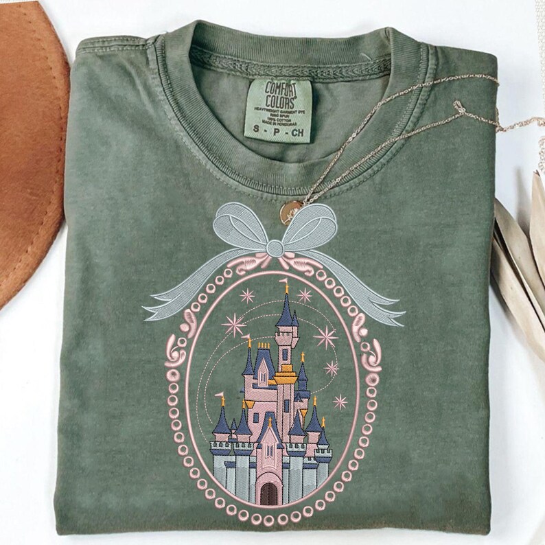Princess Castle Embroidery Design, Magic Castle Embroidery Design ...