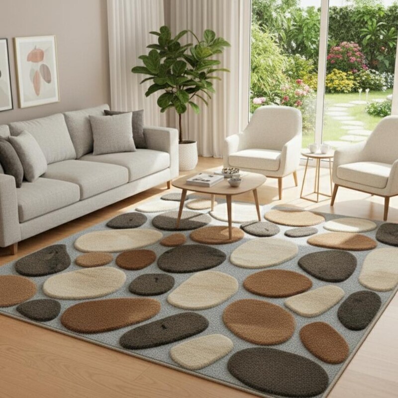 River Rock Rug - Etsy