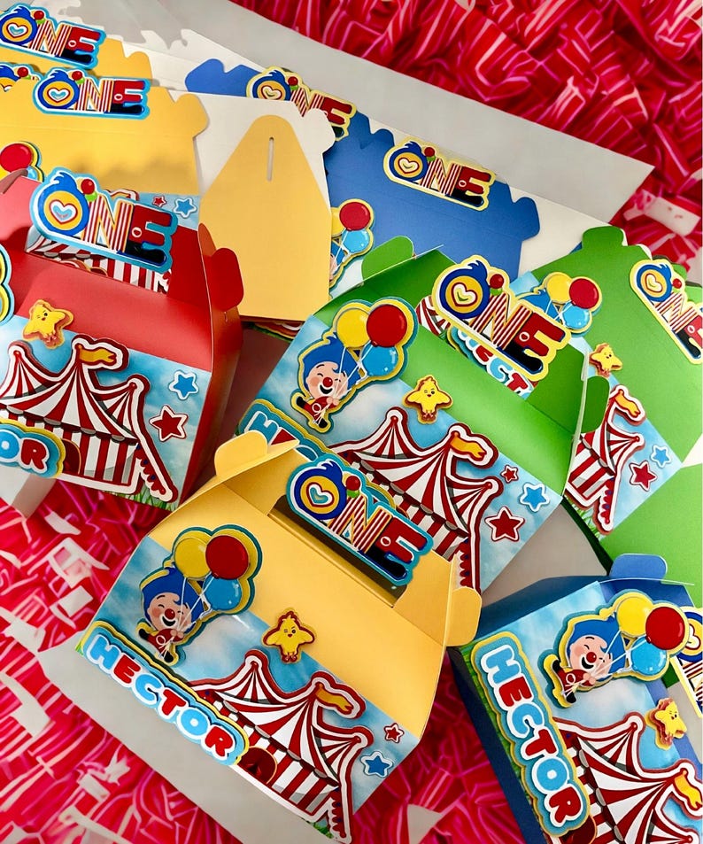 Personalized Treat Boxes! Any Theme- Plim Plim Inspired Favor Box - Etsy