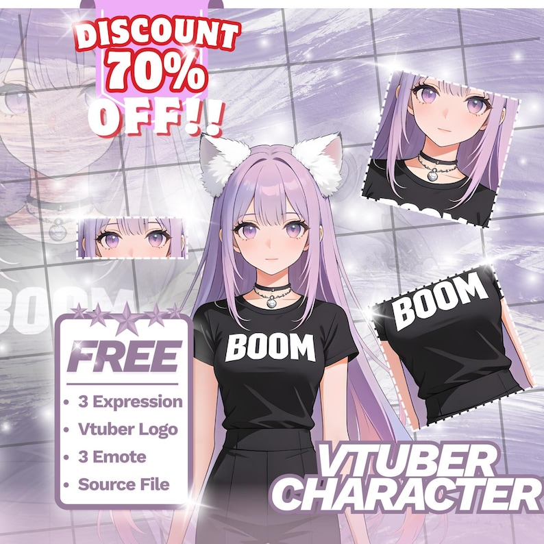 Custom Vtuber Model Live2d Commission | Anime Vart | Male & Female ...