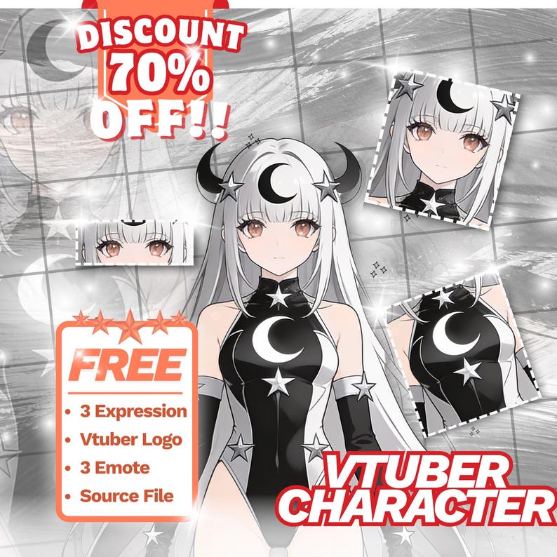 Custom Vtuber Model Live2d Commission | Anime Vart | Male & Female ...