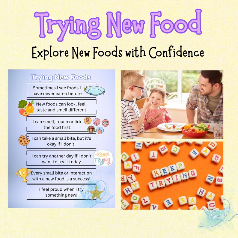 Social Stories for Kids Printable Bundle | Sharing, New Foods & Potty ...