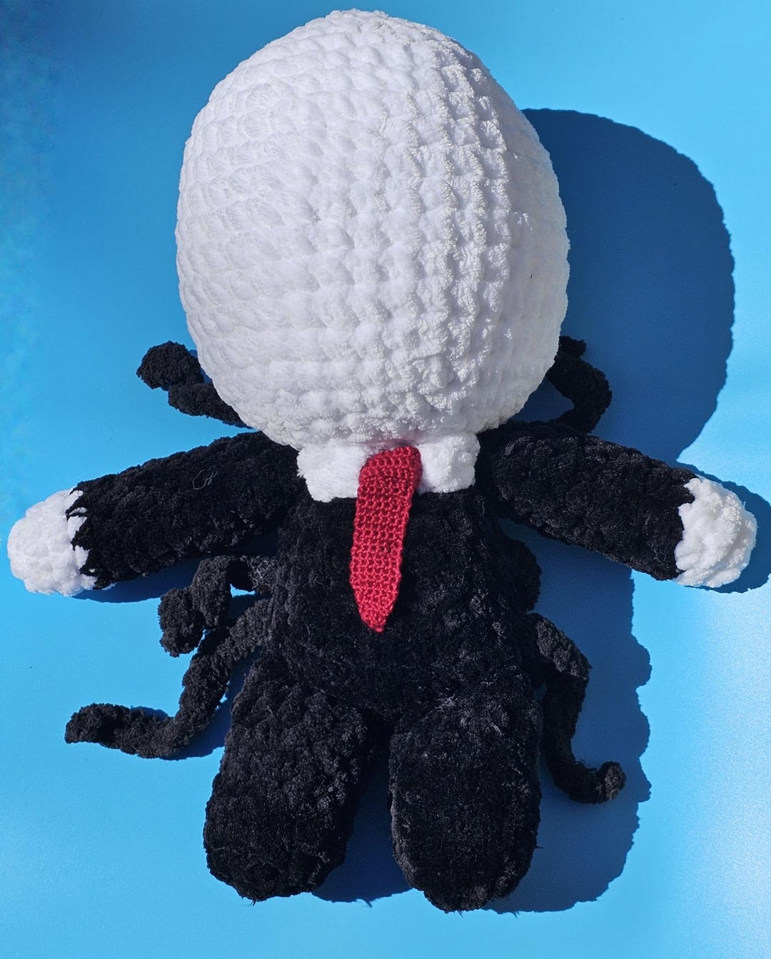 16" Crochet Slenderman – Handmade Ultra Soft Monster Plush - Etsy