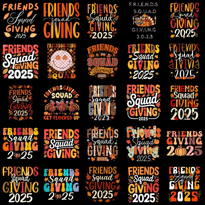 Sublimation Friendsgiving - Etsy