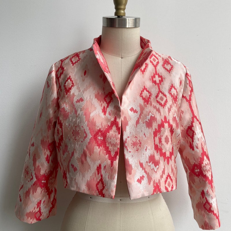 Coral Ikat - Etsy