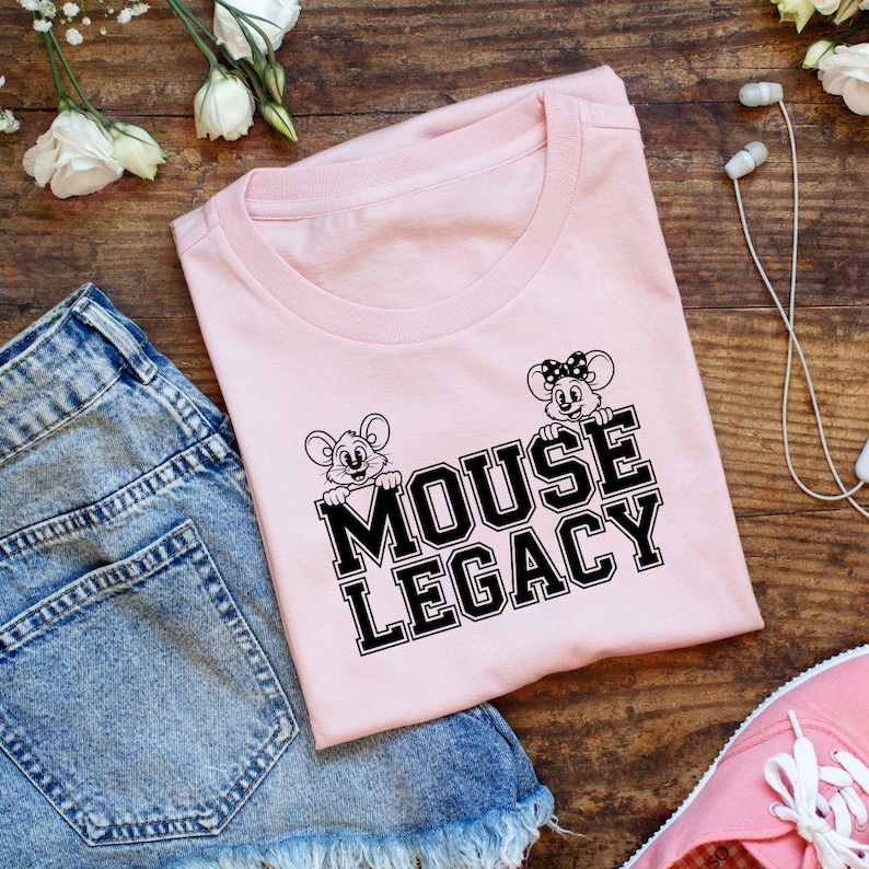 Vintage Cartoon Mouse Legacy Design, Family Trip SVG, PNG, PDF (digital ...