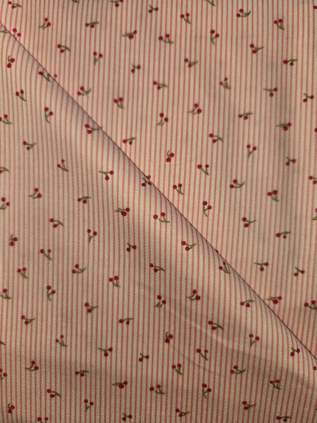 Cherry Stripe Yard - Etsy