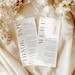 Modern Editable Menu and Thank You Card Templates | Printable Wedding ...