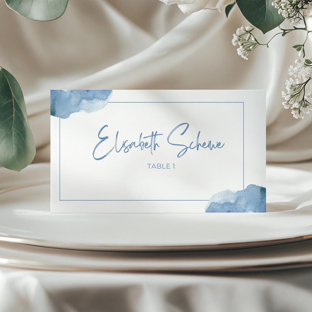 Personalized Wedding Place Cards: Custom Table Name Cards - Etsy