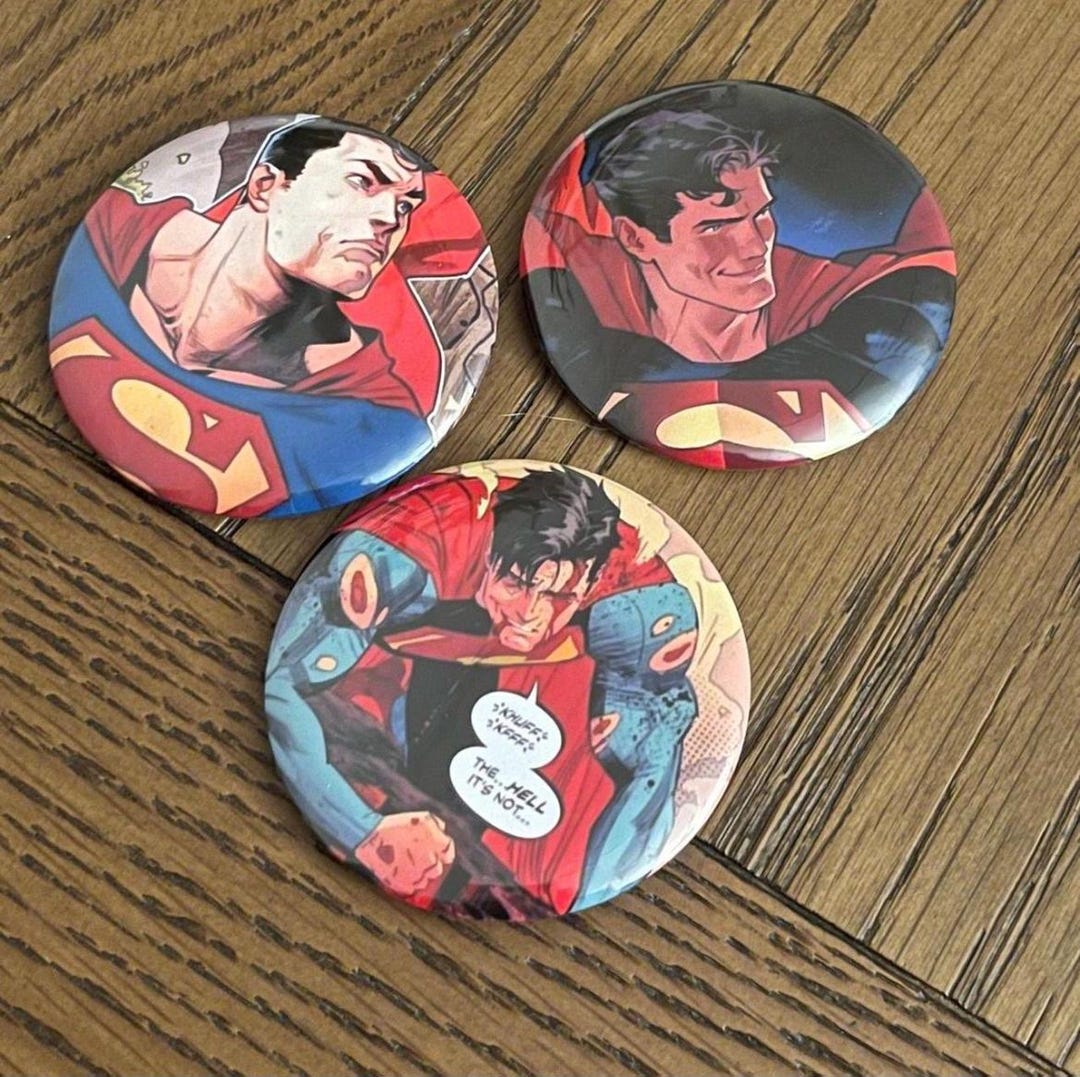 Superman Comics Pins - Etsy