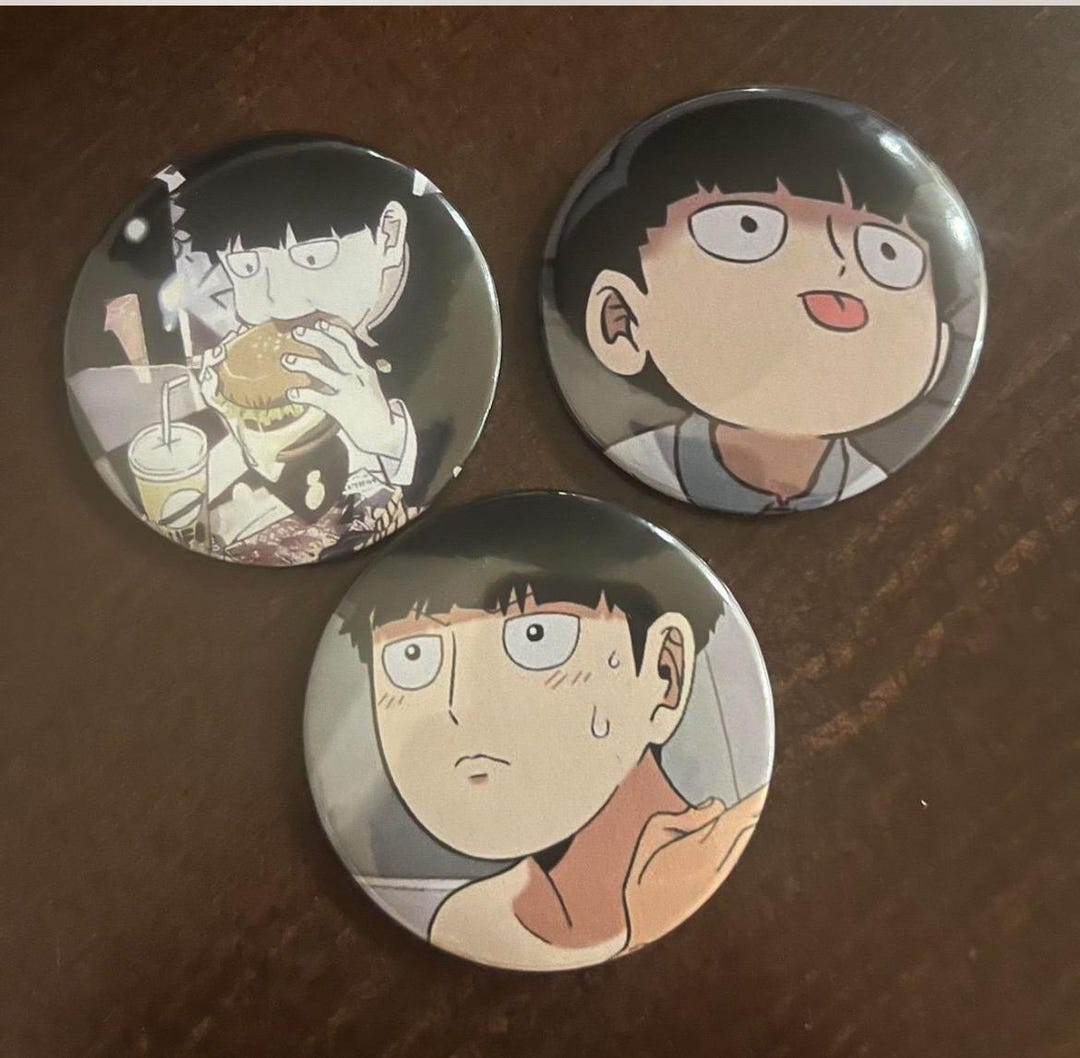 Mob Psycho 100 Shigeo Kageyama Pins - Etsy