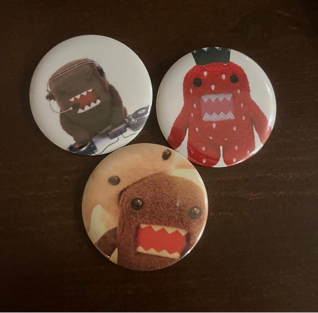 Domo Mascot Pins - Etsy