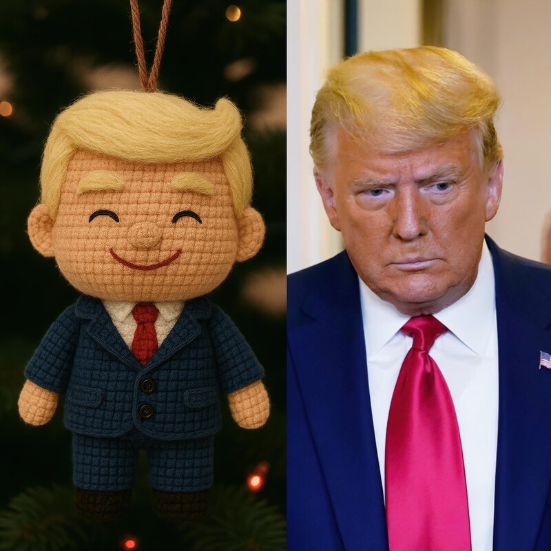 Crochet Trump Ornament - Etsy