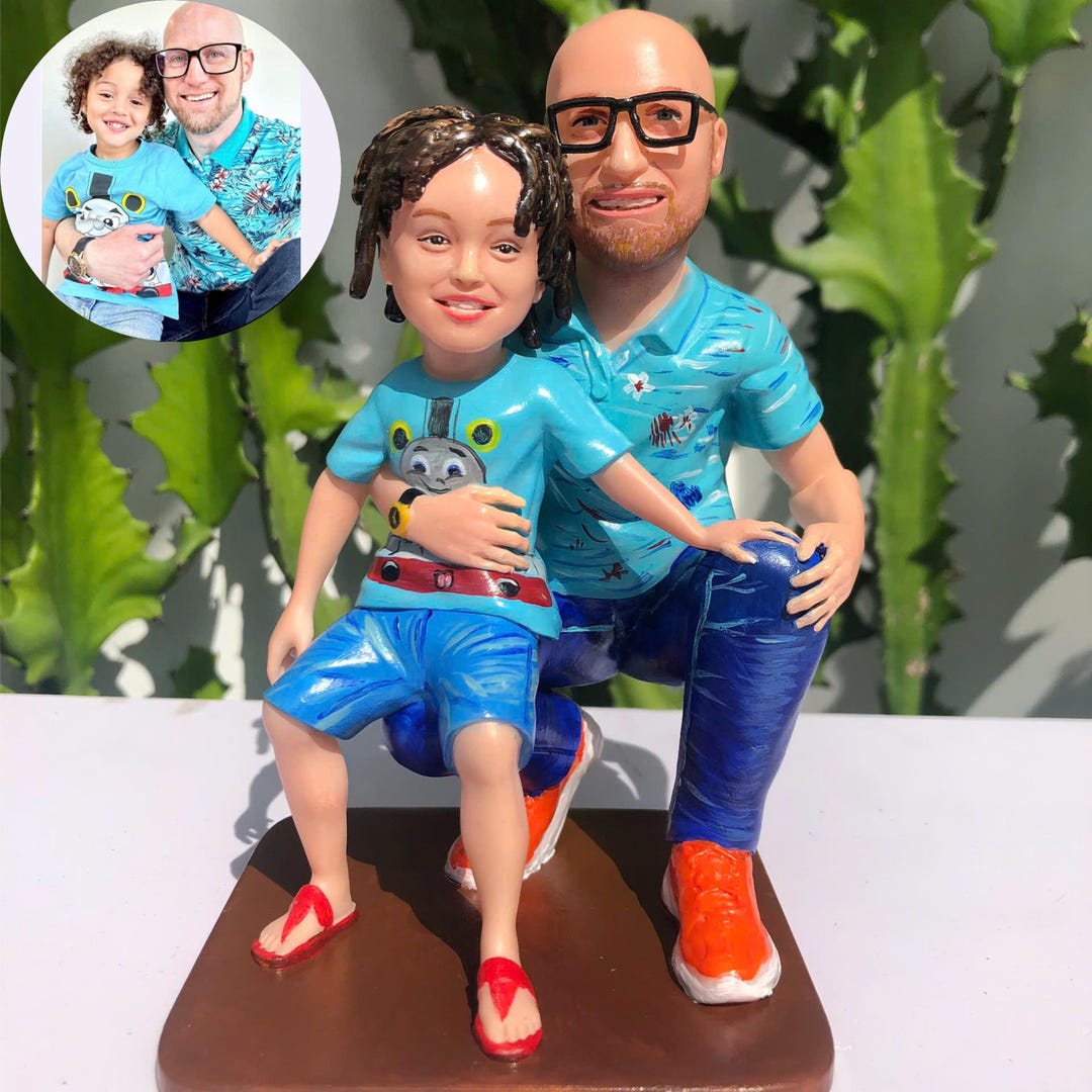 Custom 3D Family Figure, Family Action Figure, Custom Family Portrait ...