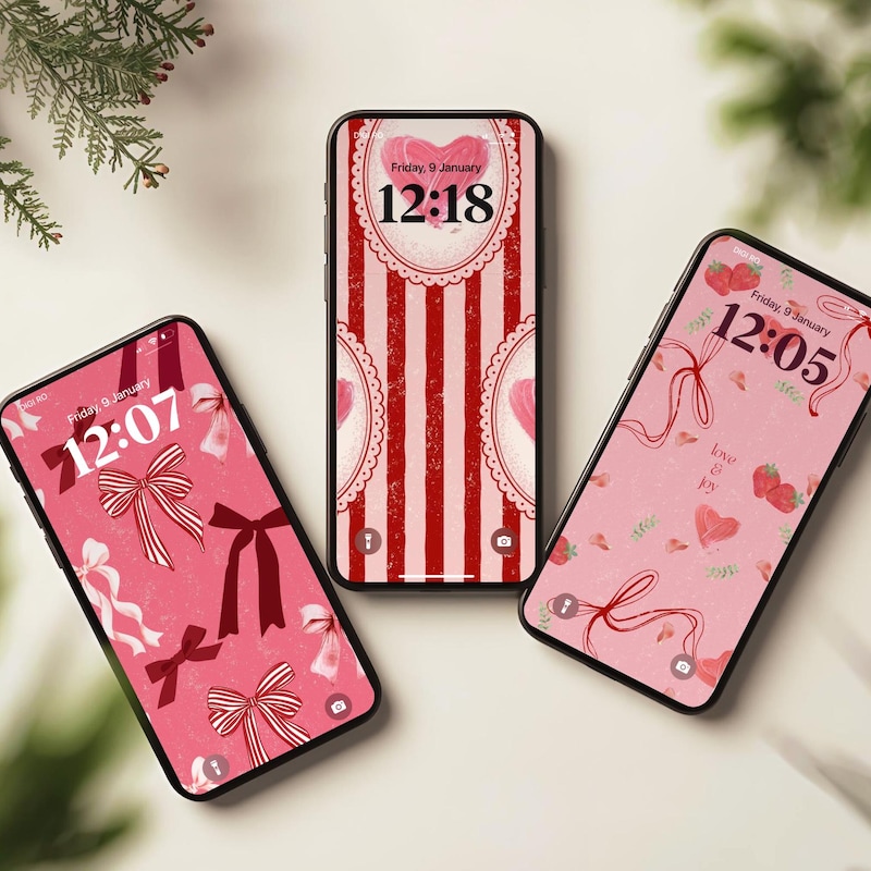 Valentines Day Lock Screen Wallpaper - Etsy